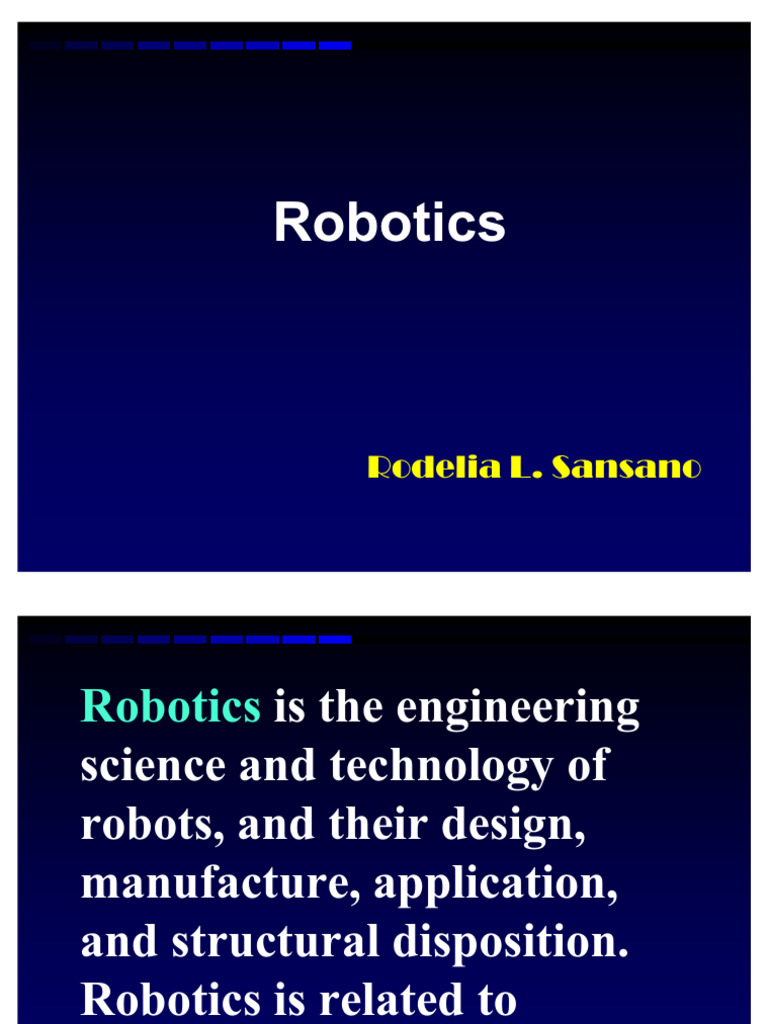 Robotics | PDF