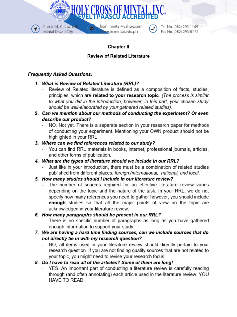 CHPTR II Frequently Asked Questions | PDF | Science CHPTR II Frequently Asked Questions | PDF | Science
