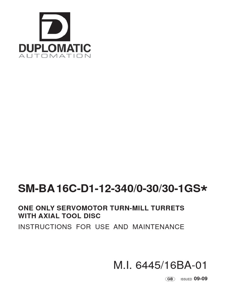 6445 16BA 01 0909gb | PDF | Electrical Wiring | Electric Motor