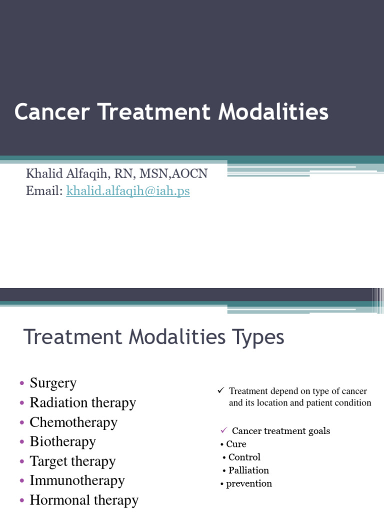 Cancer Treatment Modalities 2 | PDF | Chemotherapy | Hematopoietic Stem Cell Transplantation