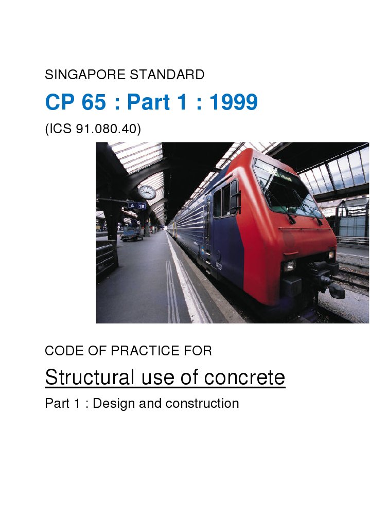 Singapore Standard - CP 65 | PDF