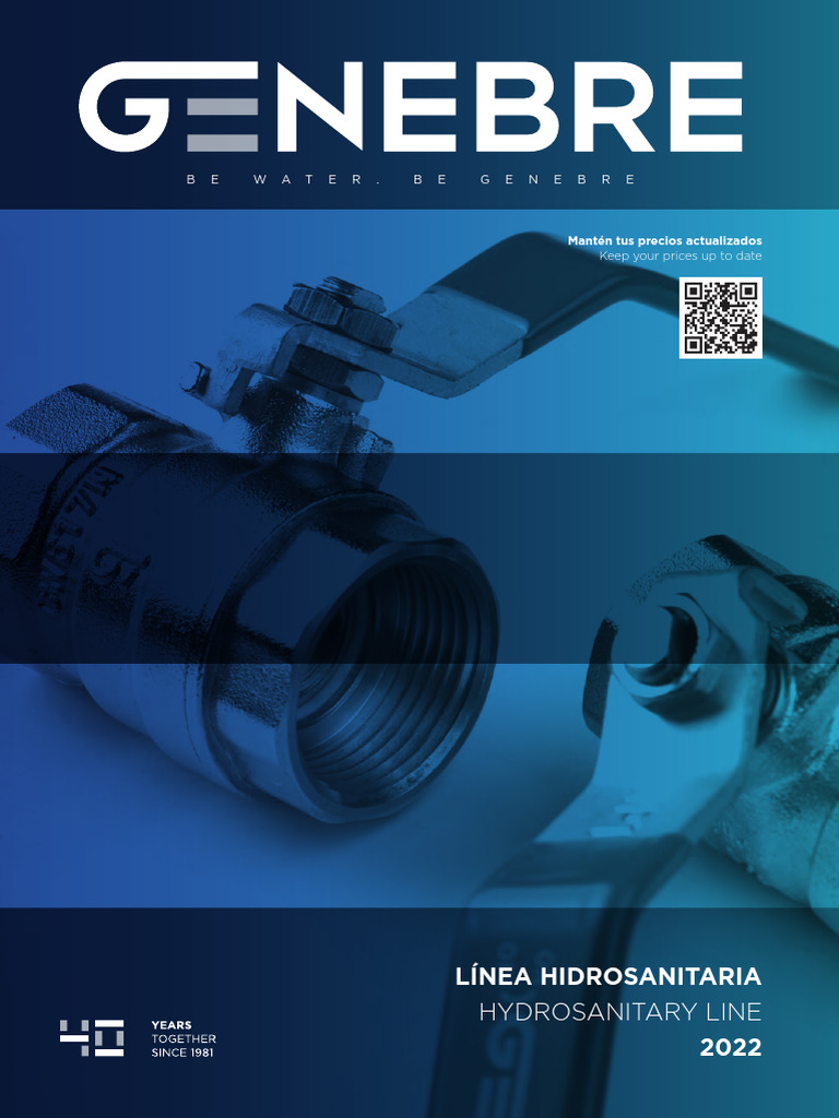 Catálogo Genebre 2022: Línea Hidrosanitaria | PDF | Business