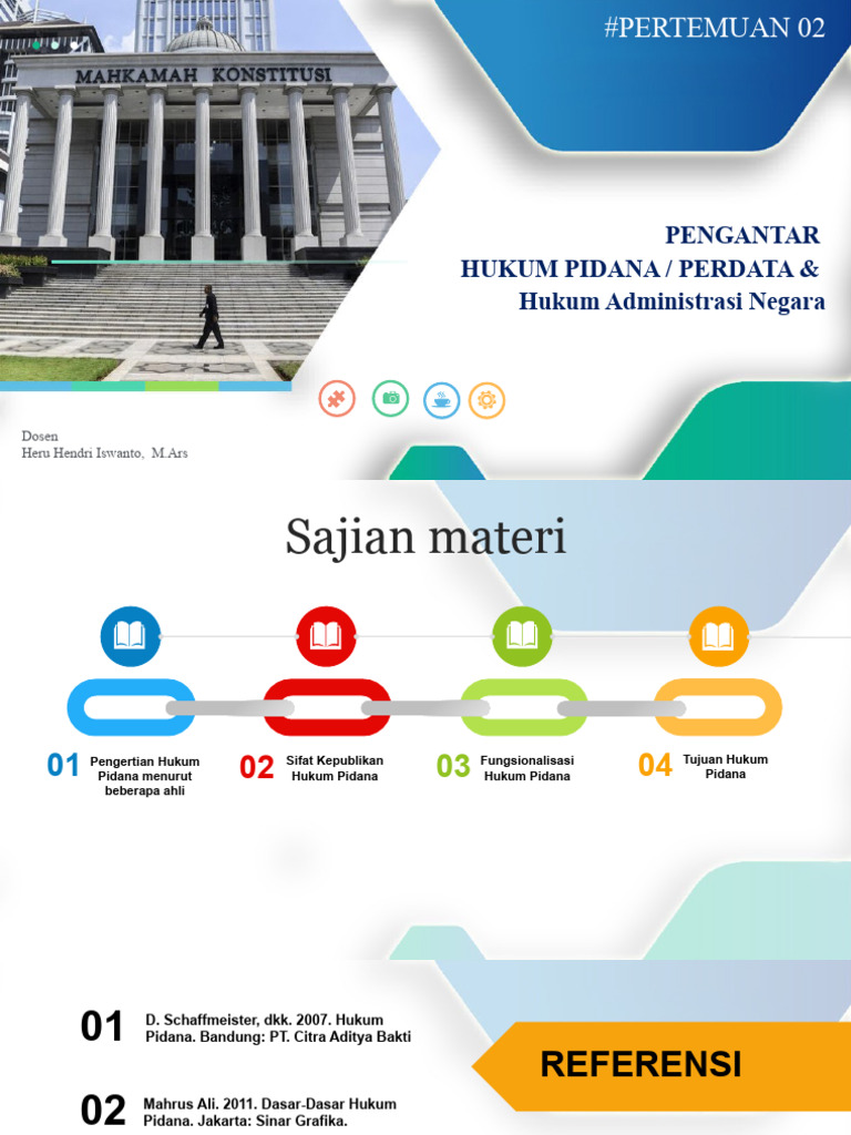Pertemuan-2 Pengantar Hukum Pidana-Perdata Dan Tata Negara | PDF