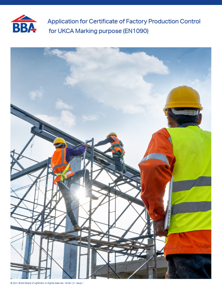 UKCA Marking Application for EN1090 | PDF | Structural Steel ...