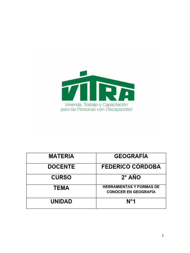Cuadernillo Geografía 2° - U1 | PDF | Mapa | Ecuador