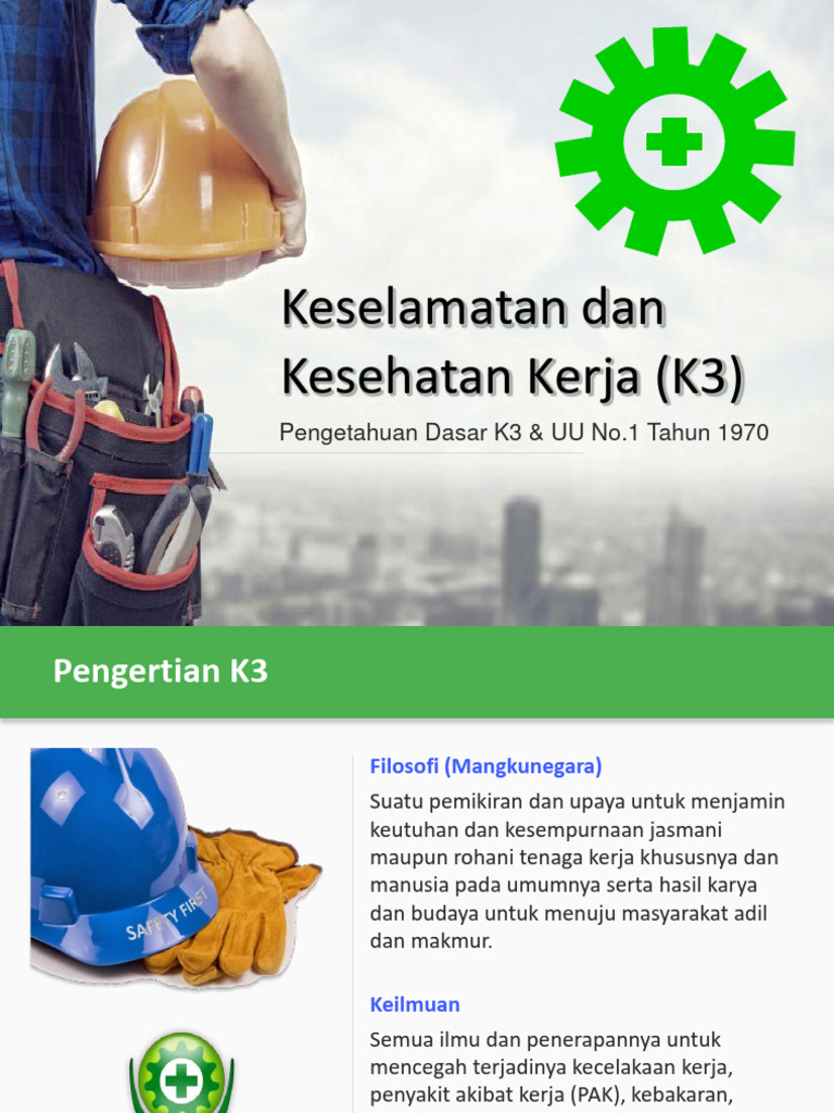 Flo-01. Dasar K3 Uu No 1 THN 1970 | PDF