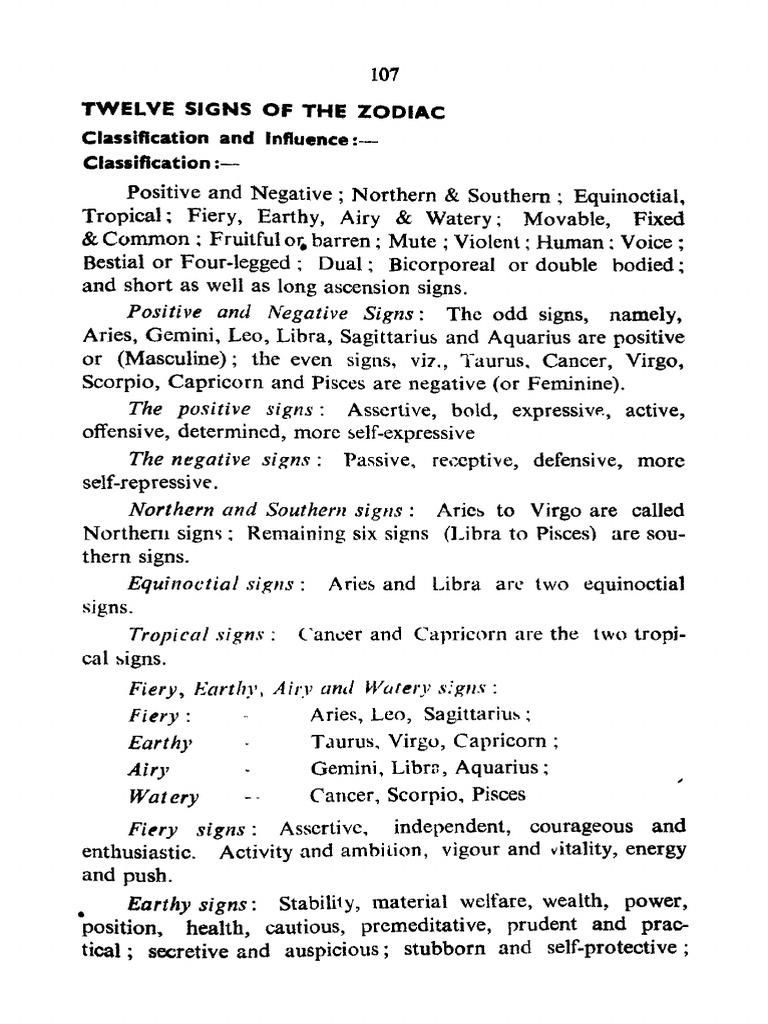 12 Zodiac Sign | PDF