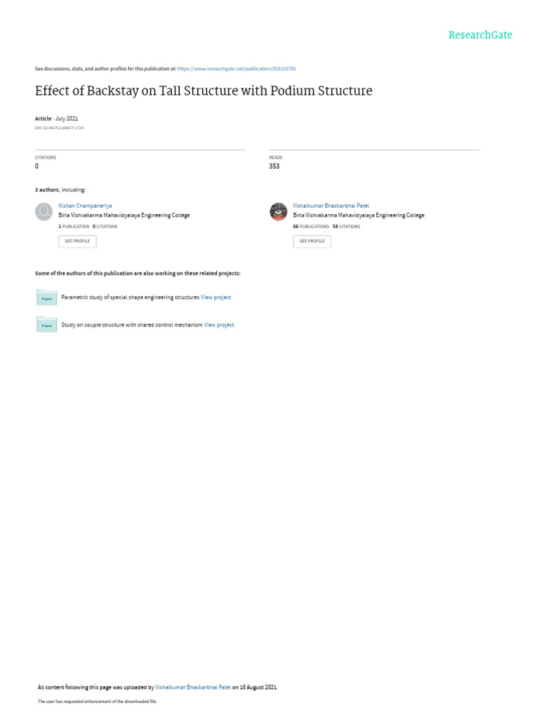 Paper1724 KishanChampaneriya | PDF | Tower | Structural Engineering