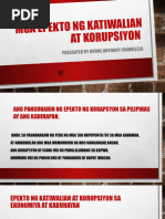 Ang Ugat NG Korapsyon at Ang Epekto Nito Sa Lipunan - PDF | PDF