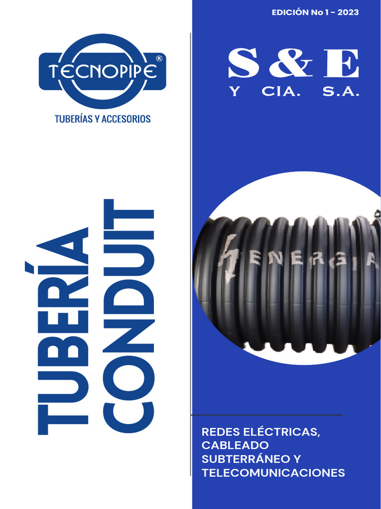 CATÁLOGO TUBERÍA CONDUIT. Edición No 1-2024 Español | PDF | Tubería (transporte de fluidos ...
