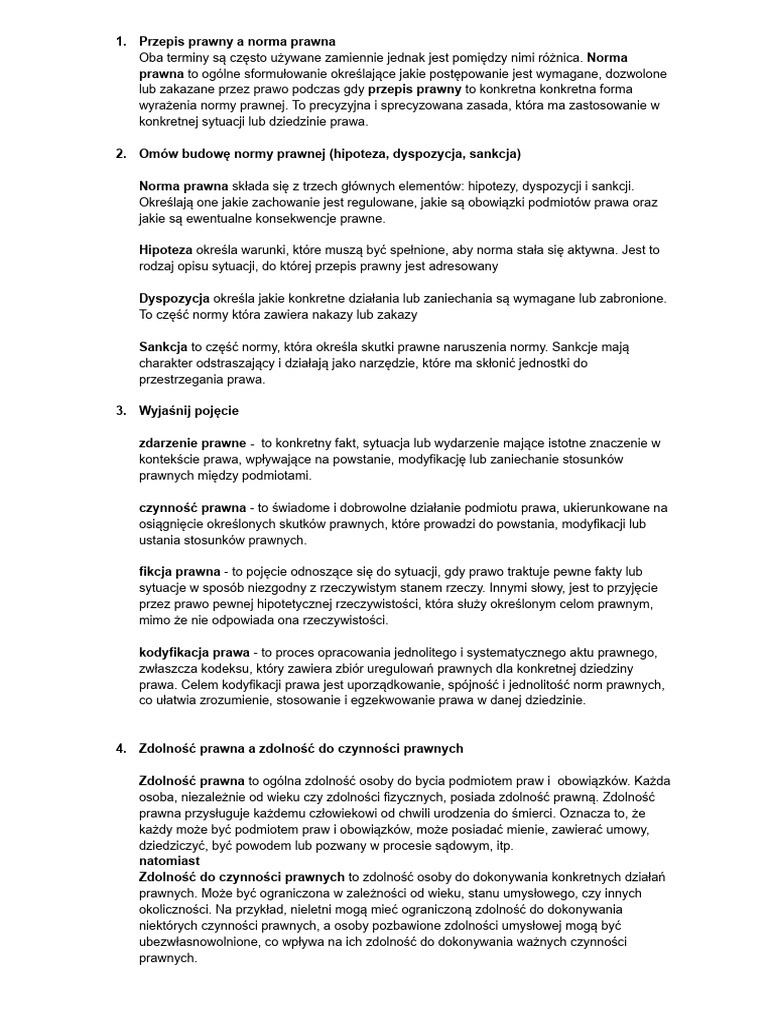 podstawy prawa | PDF