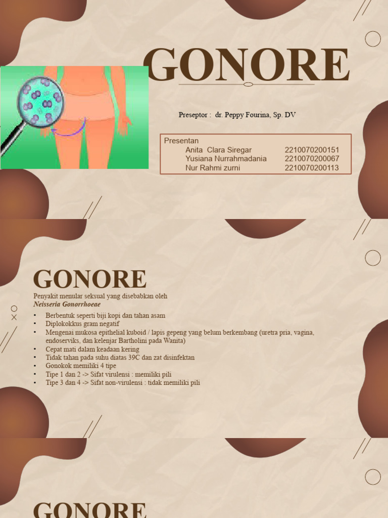 (BST) PPT GONORE | PDF