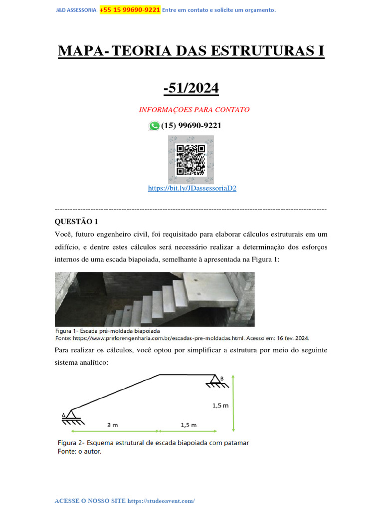 14 Mapa Teoria Das Estruturas I 51 2024 Pdf