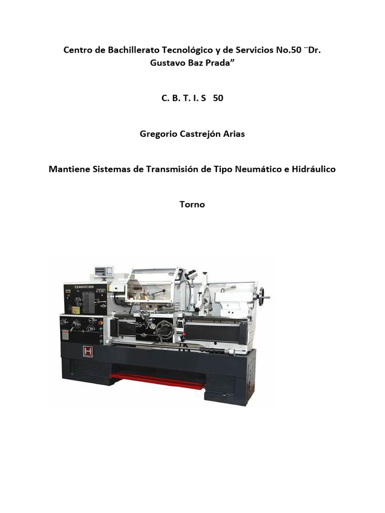 Torno | PDF