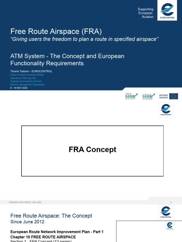 Mongolia Fra Forum Eurocontrol Atm System | PDF | Air Traffic Control ...
