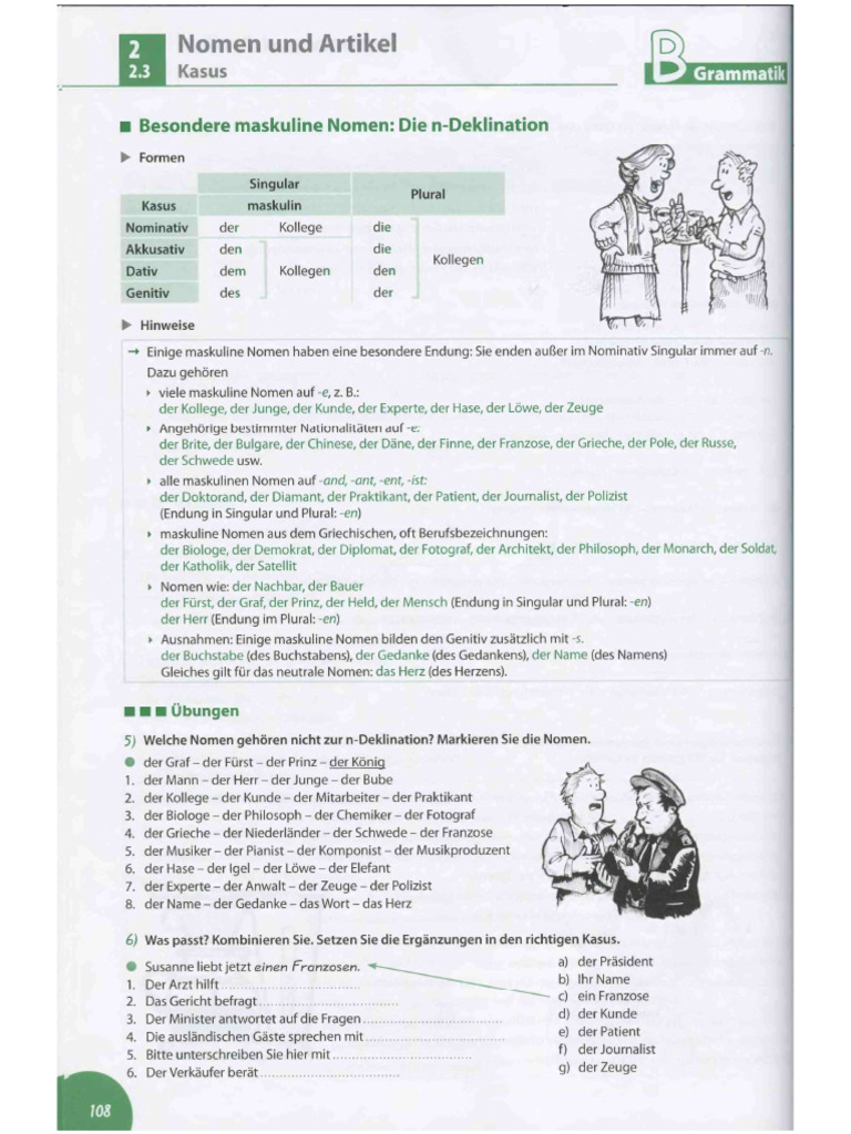 N-Deklination B1 | PDF