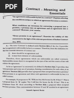 LLB 1 - 1 Contract - I | PDF