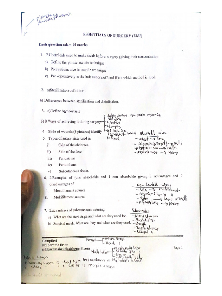 Essentials of Surgery (18u) | PDF