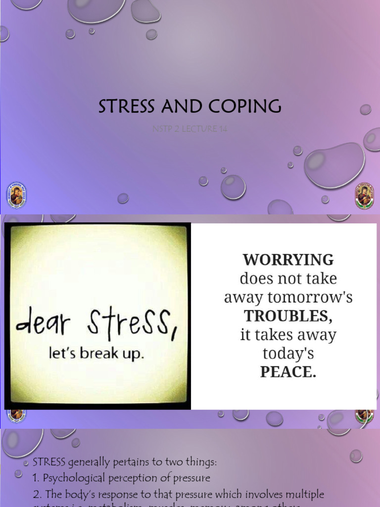 13-Stress-and-Coping | PDF | Stress (Biology) | Anxiety