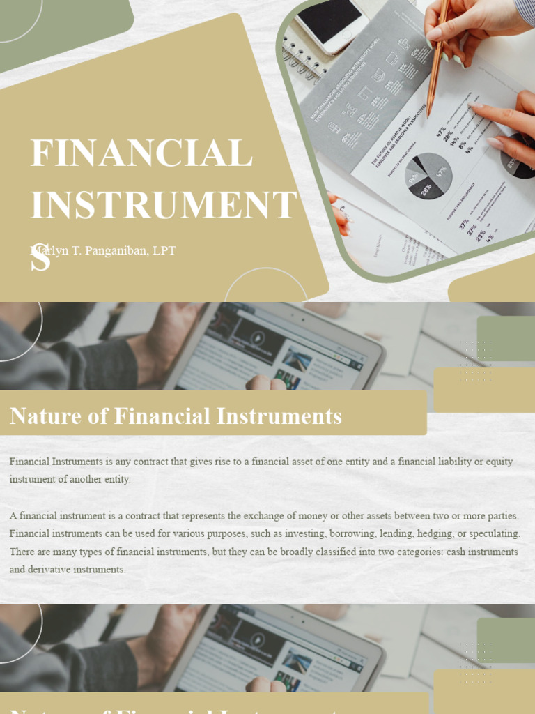 Financial Instruments | PDF | Derivative (Finance) | Stocks