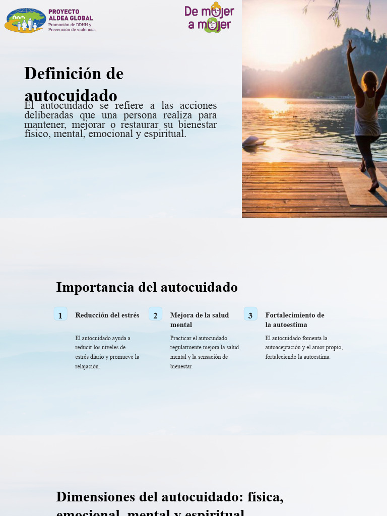 Definicion de Autocuidado | PDF | Las emociones | Mente