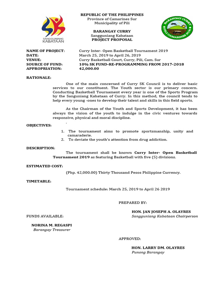 Basketball Proposal | PDF