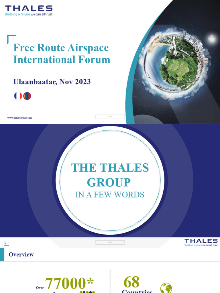 FRA Thales Presentation - Nov 2023 | PDF | Aviation