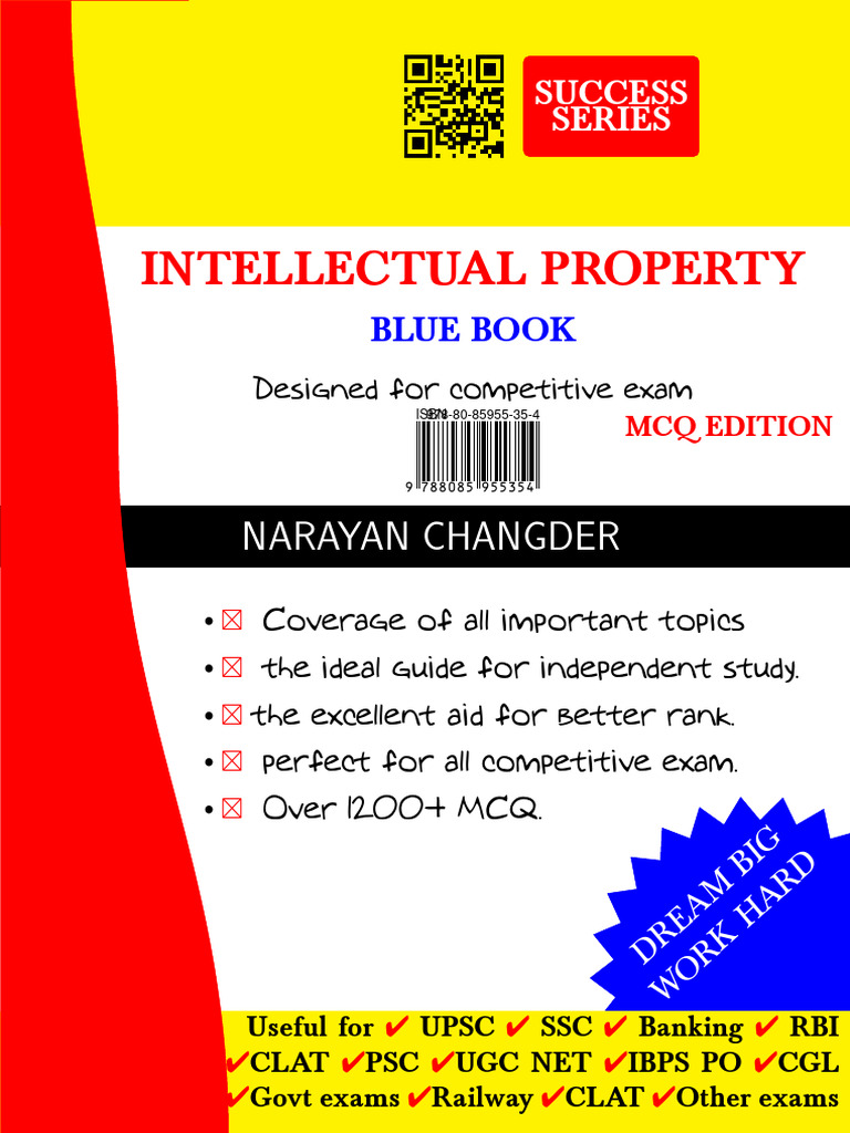 IPR Imp MCQ | PDF | Intellectual Property | Copyright