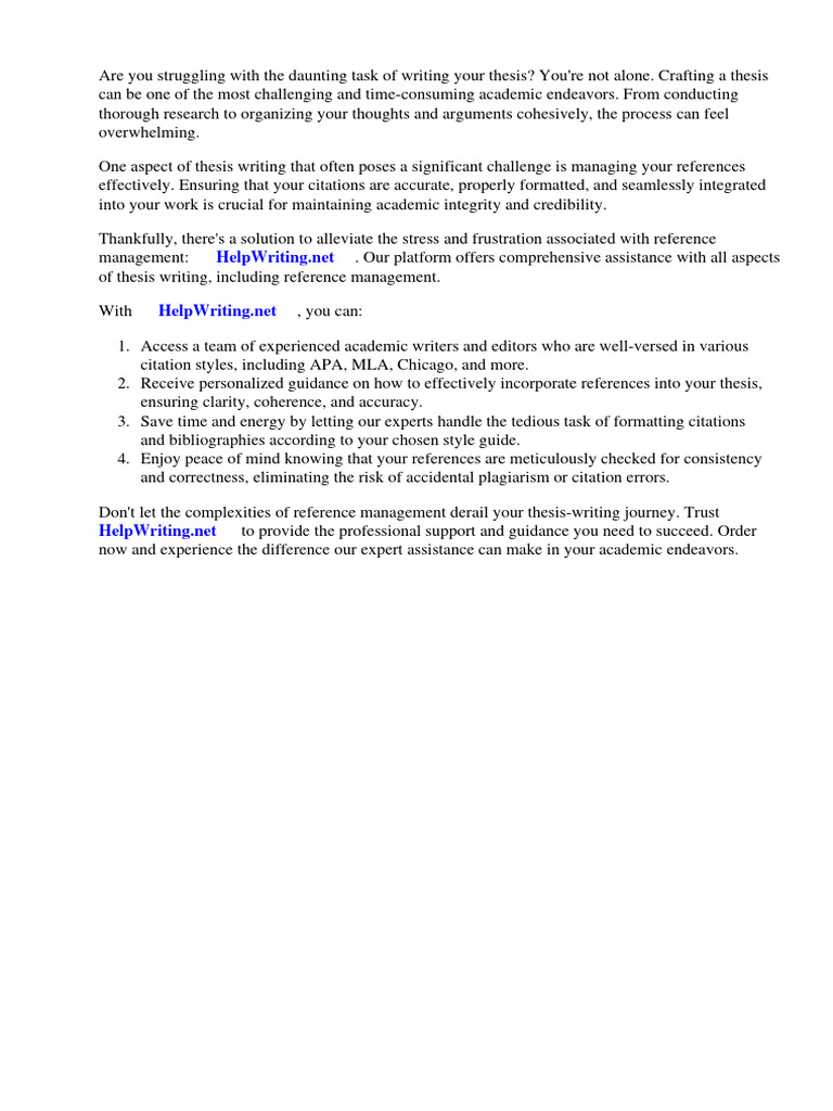 Best Reference Manager Thesis | PDF | Software | Information Science