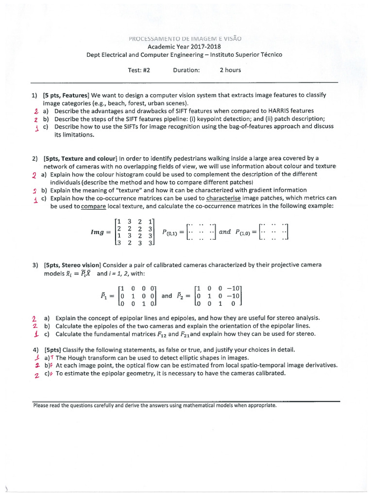 Processamento de Imagem Teste 2 | PDF
