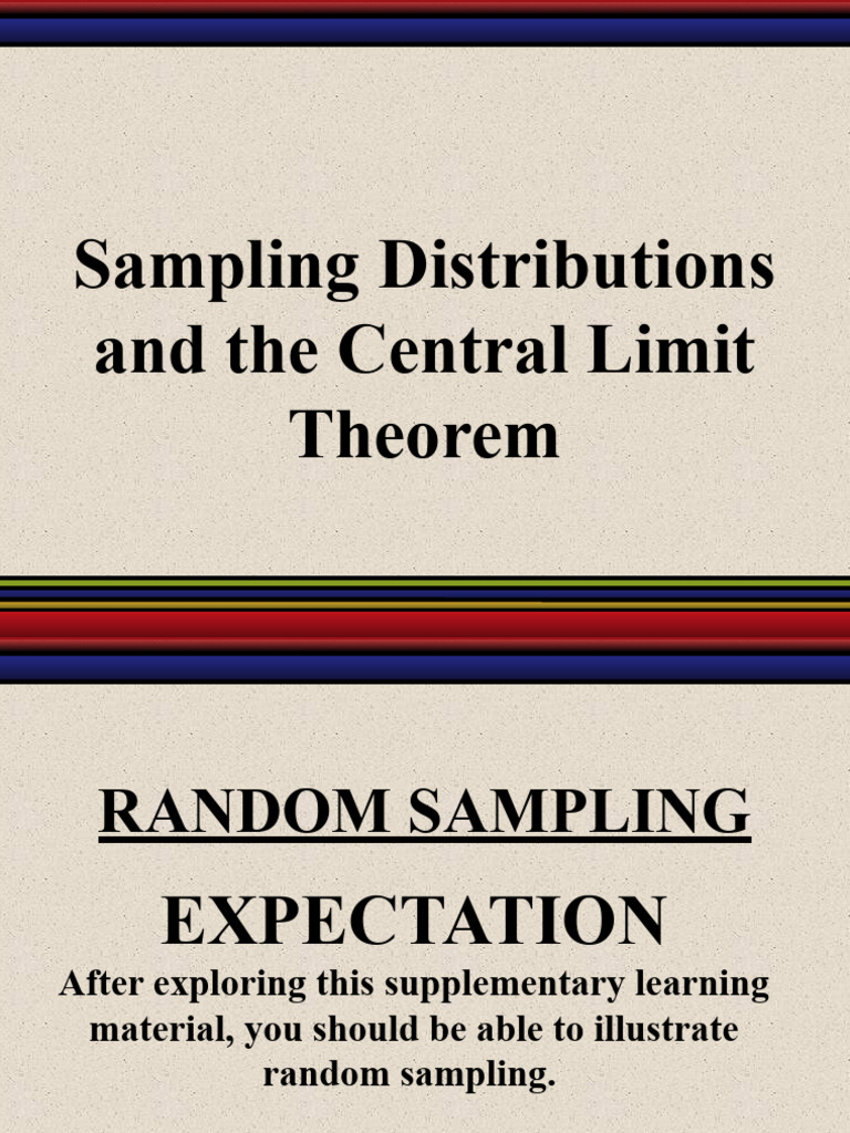 Random Sampling | PDF | Sampling (Statistics) | Statistics