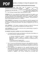 Self-Declaration Format V3 | PDF