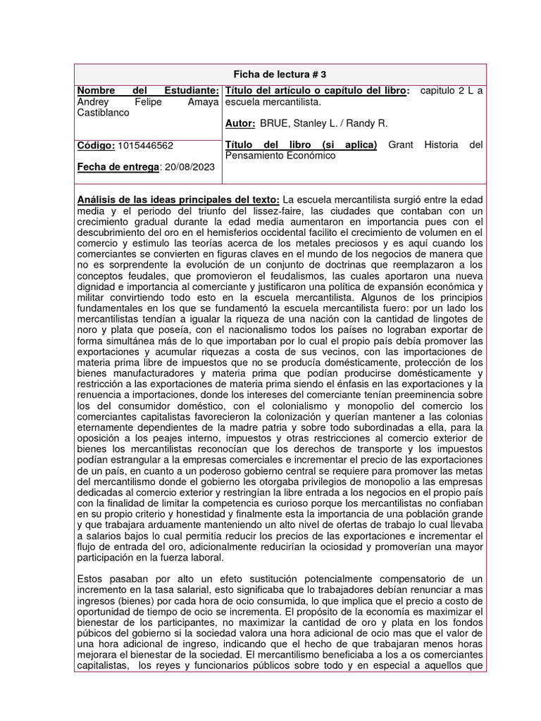 Escuela Mercantilista: Ideas Clave y Efectos | PDF | Mercantilismo ...