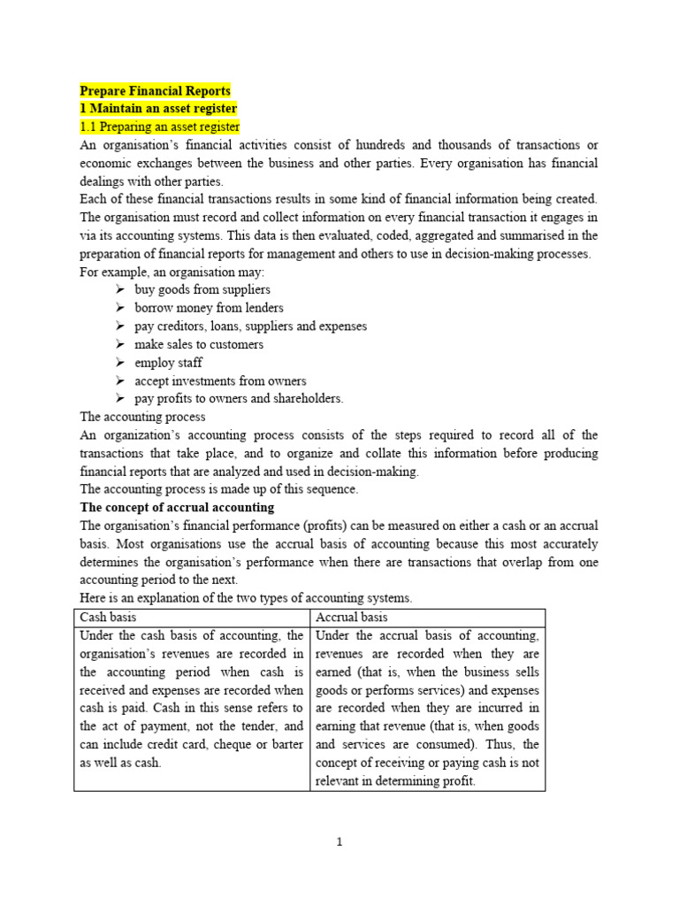12 Prepare Financial Reports | Download Free PDF | Depreciation ...