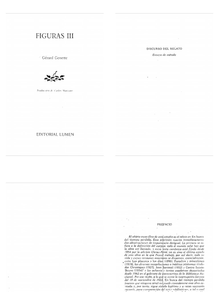 Gerard Genette Figuras III Recorte - Ok | PDF