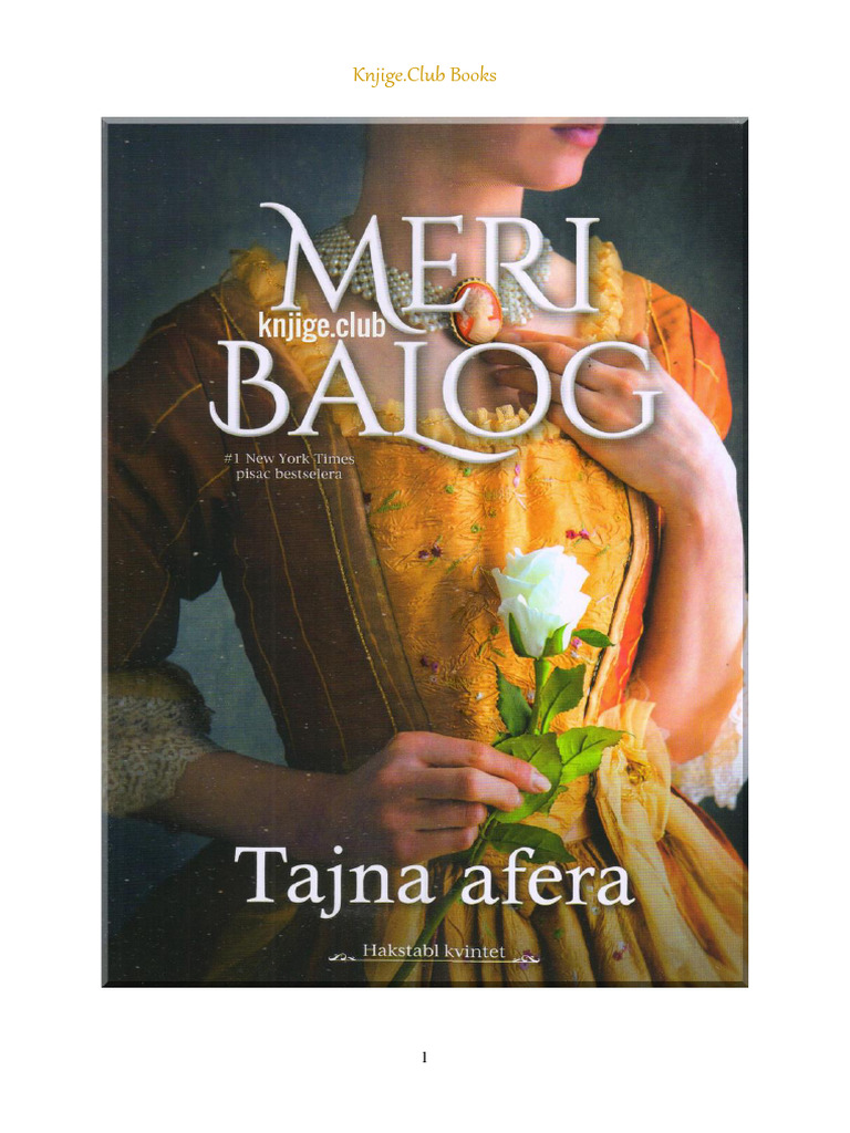 Mary Balogh - 5# Tajna Afera | PDF