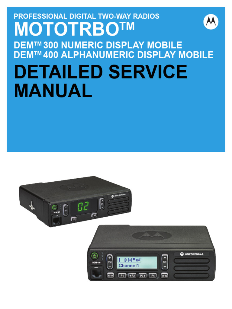 68009629001-A-Mototrbo Lacr Dem 300 400 Detailed Service Manual ...