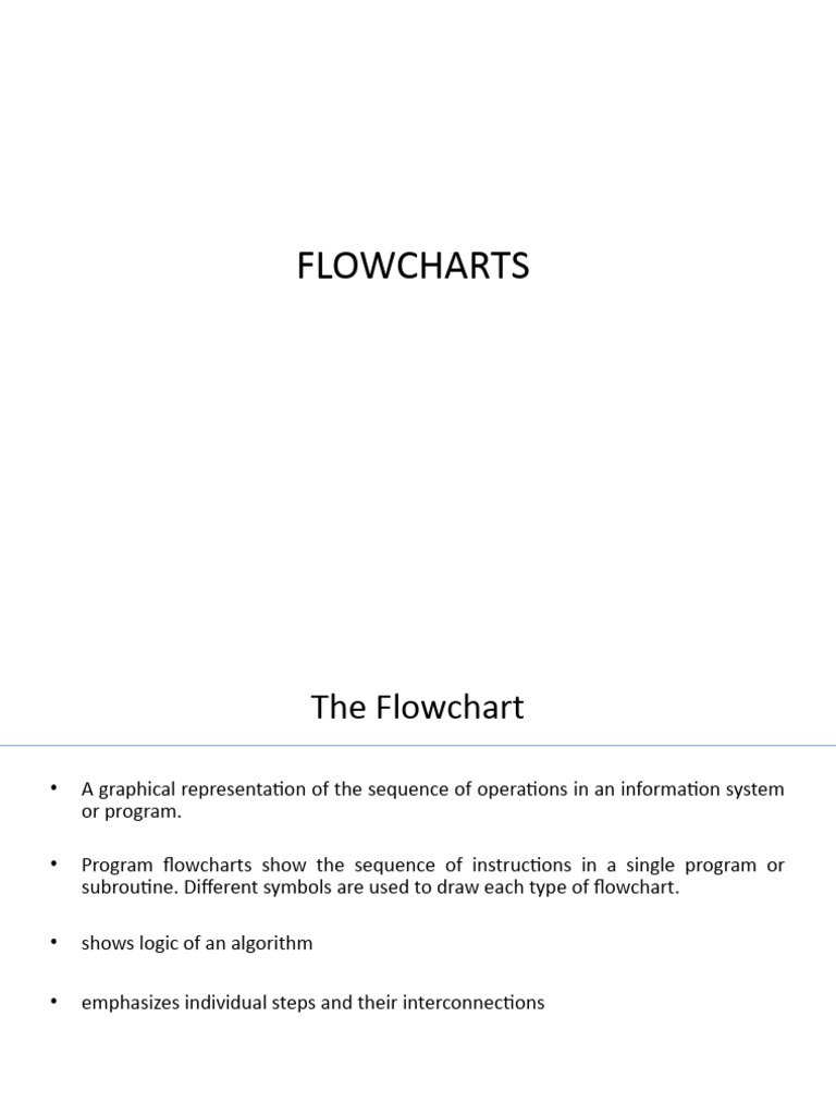 03 Flowcharts | PDF | Algorithms | Input/Output