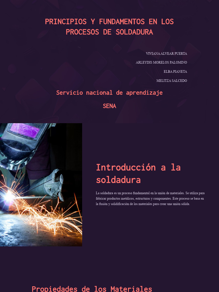 PRINCIPIOS-Y-FUNDAMENTOS-EN-LOS-PROCESOS-DE-SOLDADURA | PDF | Soldadura | Construcción