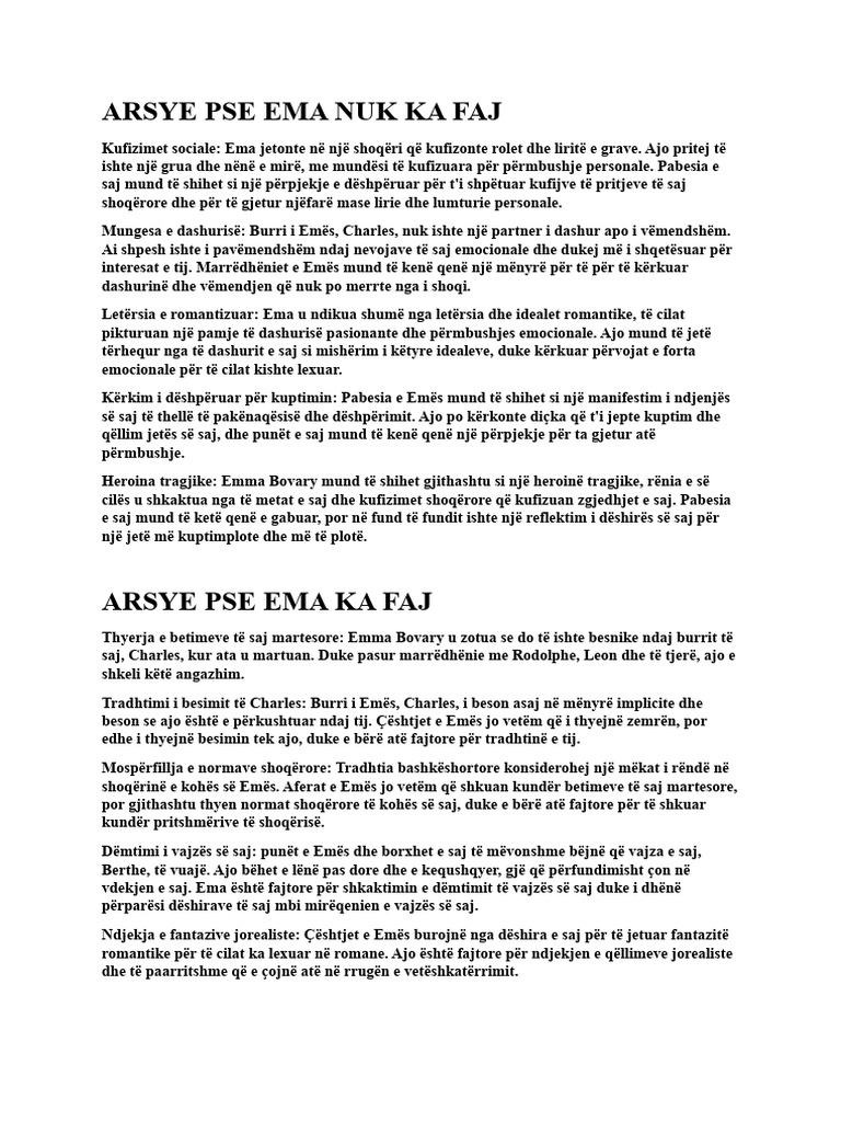 Ema Bovari | PDF