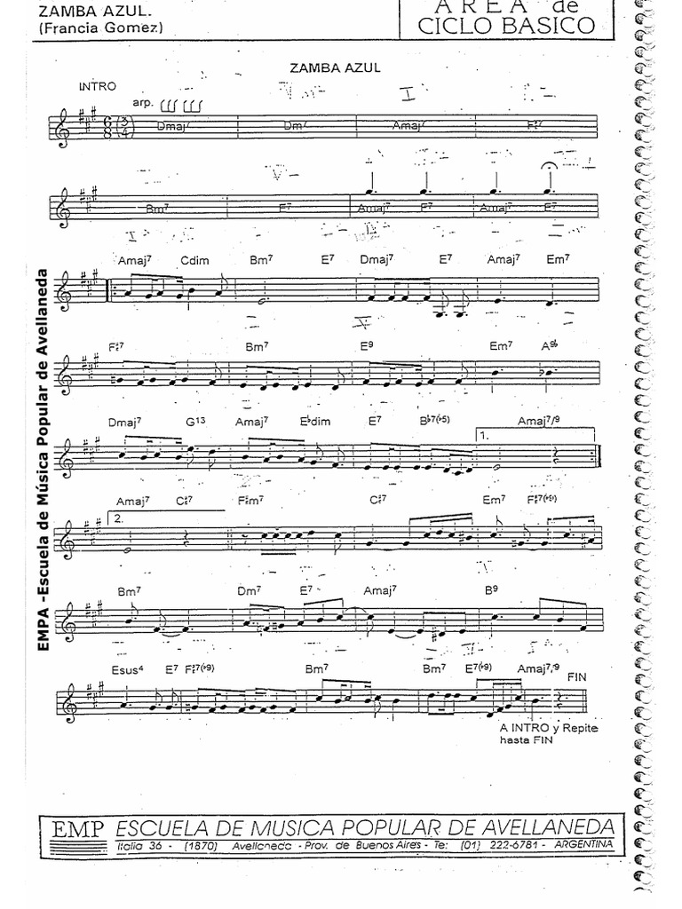 Zamba Azul | PDF