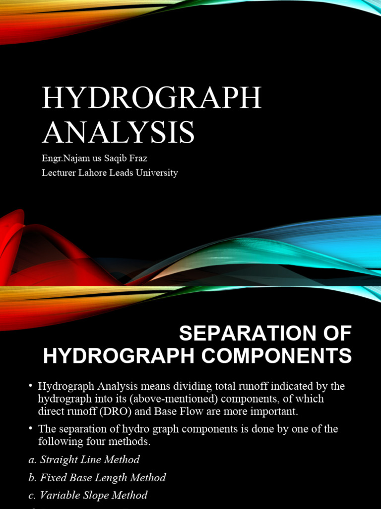 9.Hydrograph Analysis | PDF | Surface Runoff | Drainage Basin
