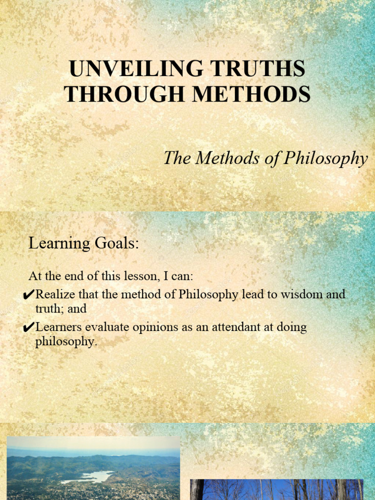 Unveiling Truths Through Methods | PDF | Critical Thinking | Hermeneutics