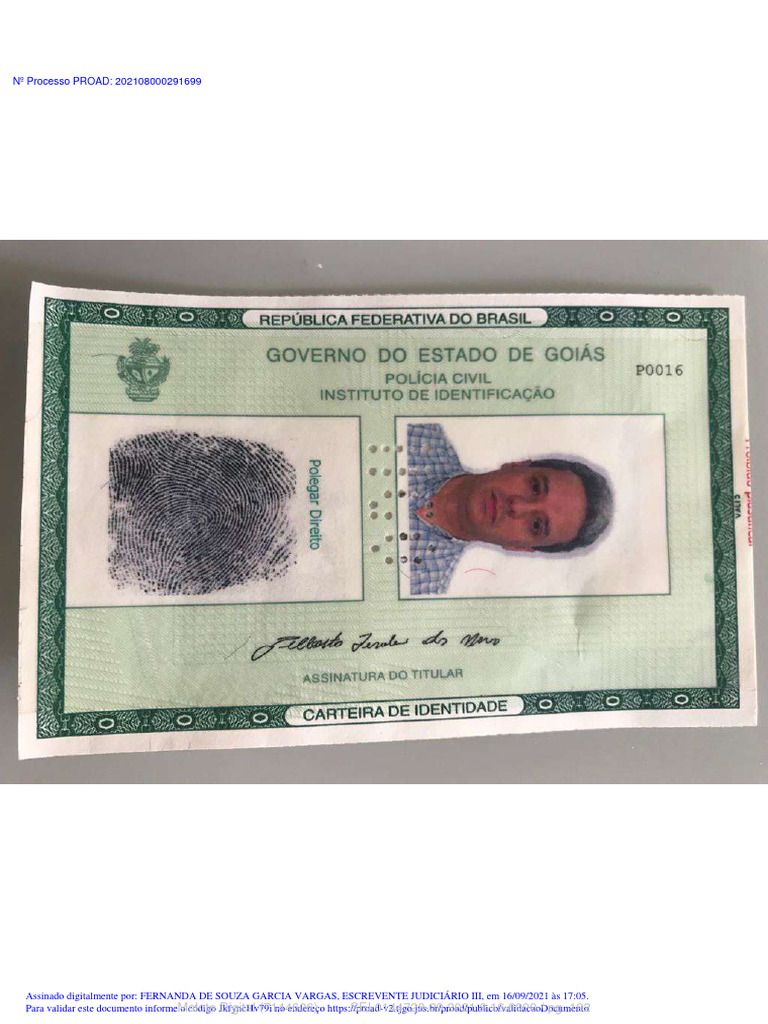 RG Goias Original | PDF