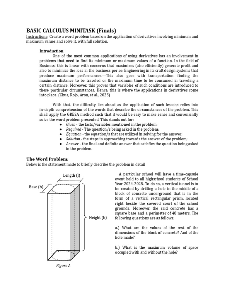 Bas Cal MT (Finals) - Andrada | PDF | Area | Mathematical Concepts