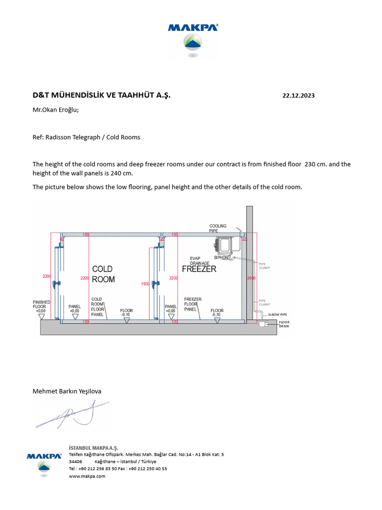 Spc.004 Rth-Coldroom 22.12 | PDF