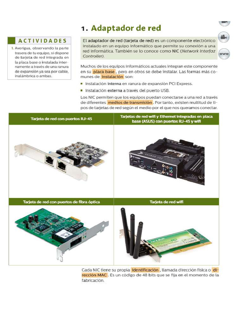Tema 3 Elementos de Una Red de Datos y Telecomunicaciones | PDF