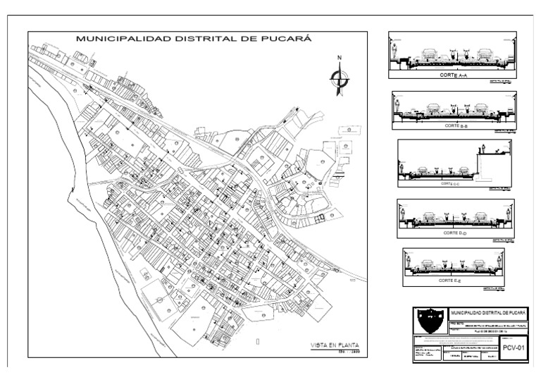 Plano Pucará - Corte de Vía - Consorcio C2B | PDF
