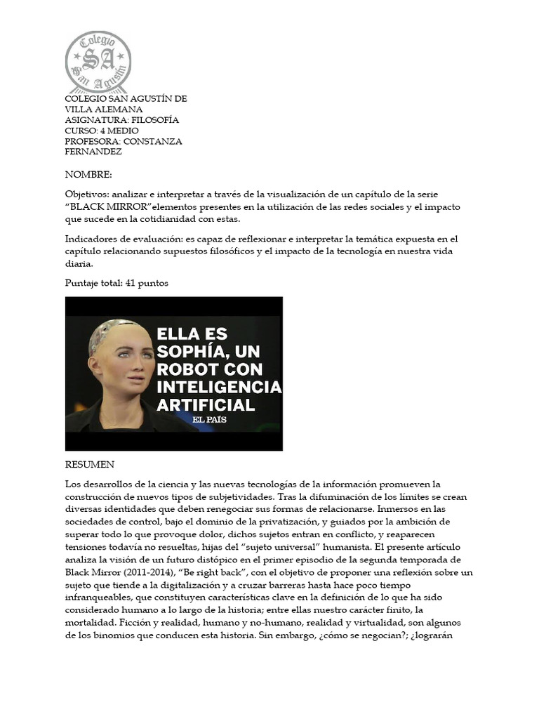 ¿Se Puede "Volver" Como Posthumano | PDF | Cyborg | Transhumanismo