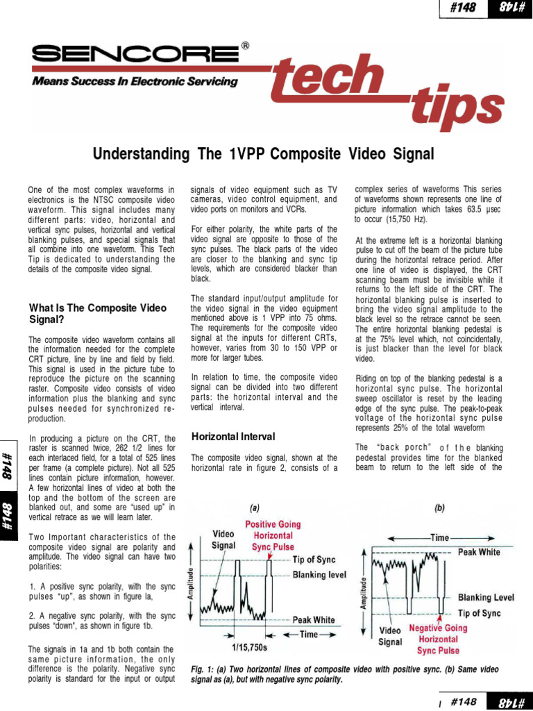 Understanding NTSC Video Signal | PDF | Video | Electronic Engineering